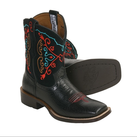 Ariat | Shoes | Ariat Rodeobaby Square Toe Cowgirl Boots | Poshmark